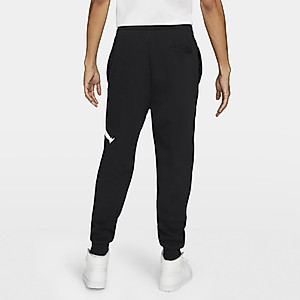 Nike Jordan Jumpman Logo Men Fleece Pants (Medium, Black)