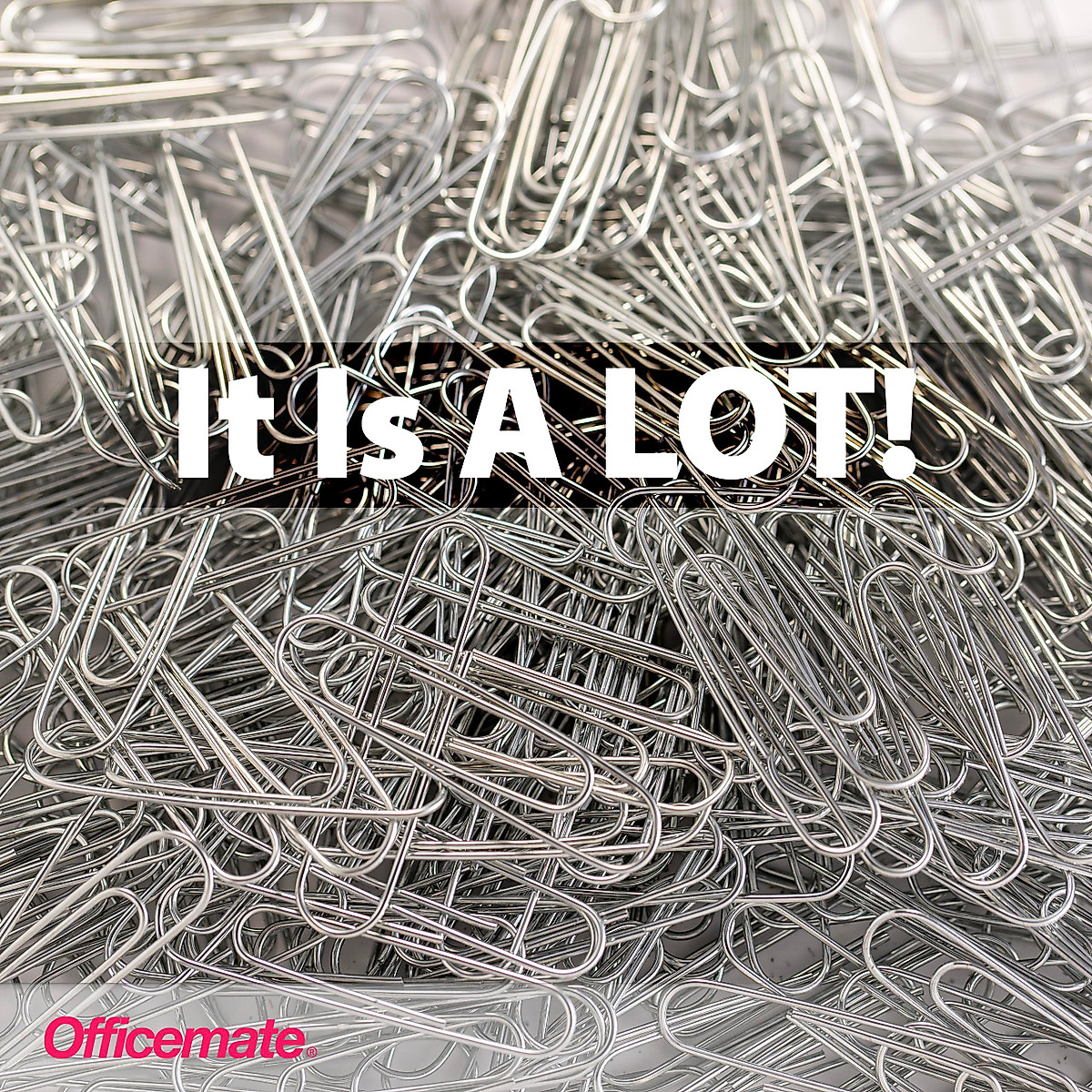 Officemate Giant Paper Clips, Pack of 10 Boxes of 100 Clips Each (1,000 Clips Total) (99914)