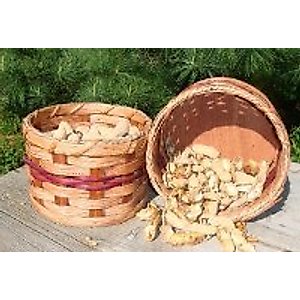Double Peanut Amish Handmade Basket One Side Holds the Uncracked Peanuts Still in the Shell Other Side Holds Hulls Until Ready to Be Discarded in the Trash or Recycle Bin. Great Idea for Any Man Cave or Bar. Can Also Be Placed on the Coffee Table in Front