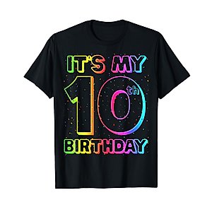 It's My 10th Birthday Tenth Anniversary 10 Year Old Bday T-Shirt