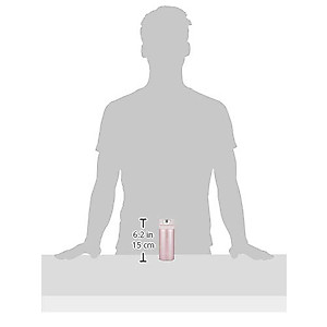 Tiger Thermos Bottle MMX-A022PA TIGER Mug Bottle, 6.8 fl oz (200 ml), Sahara, One-Touch, Lightweight, Fresh Pink