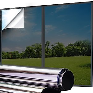 bofeifs Window Tint for Home One Way Privacy Window Film Sun Blocking Reflective Removable Window Clings for Glass Windows See Out Not in Uv Heat Blocker Peel and Stick Mirror Summer House Window Tint