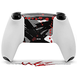 WraptorSkinz Skin Wrap compatible with Sony PS5 DualSense Controller Abstract 02 Red (CONTROLLER NOT INCLUDED)