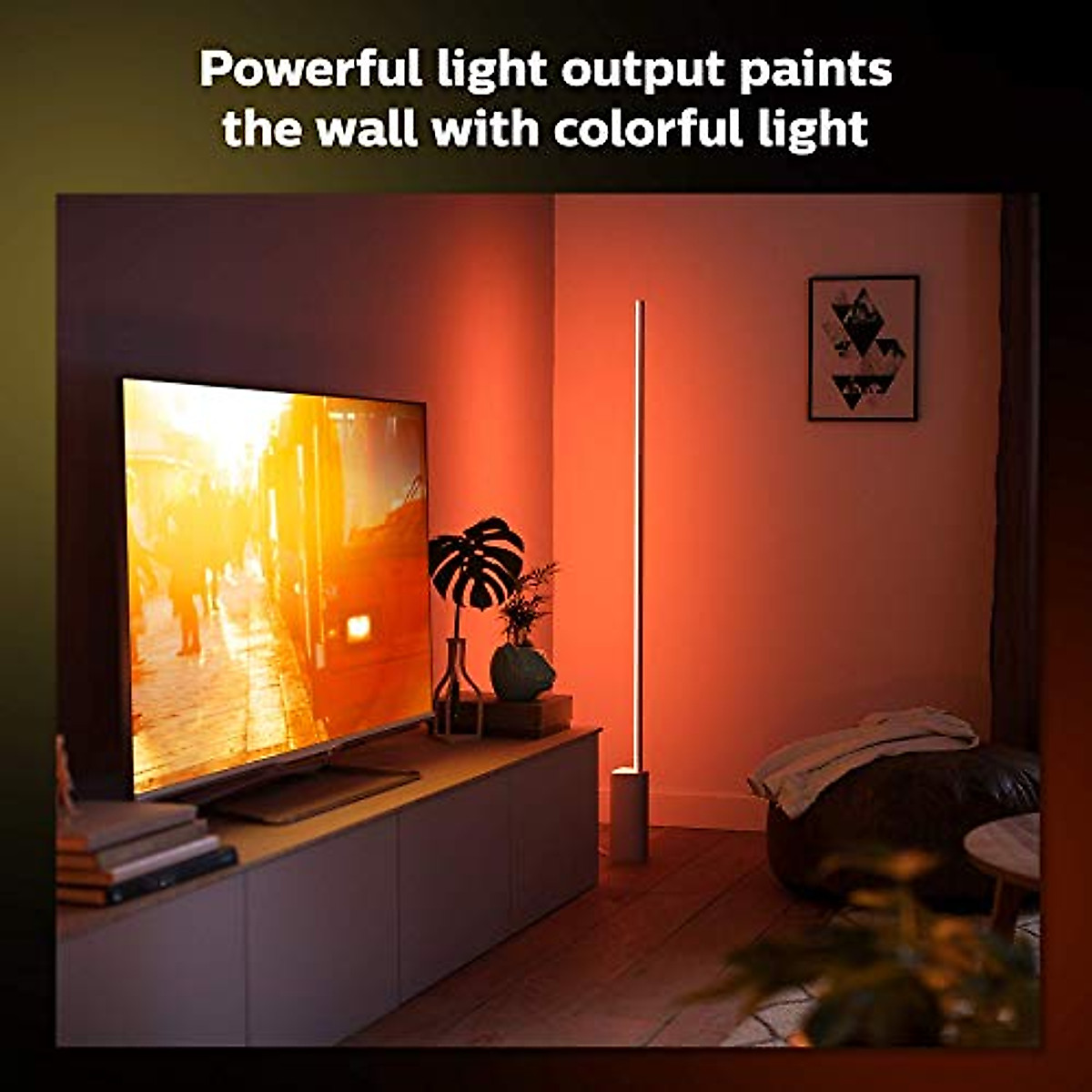 Philips Hue White & Color Ambiance Signe Floor Lamp (Bluetooth version, works with Amazon Alexa, Apple HomeKit and Google Assistant), Floor Lamp (OLD VERSION)