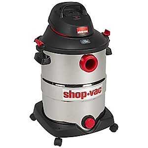 Shop-Vac 5989500 12 gallon 5.5 Peak HP Stainless Wet Dry Vacuum, Black
