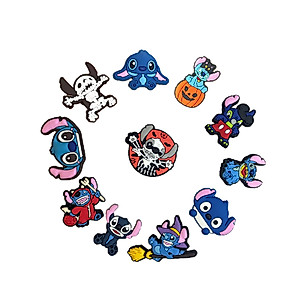 Cutest-LittleBell 35 Pcs Cute PVC Shoe Charms,Garden Shoes Cartoon Decoration Shoe Charms Pack for Girls Boys and Adult, Bracelet Wristband Charms Party Gifts