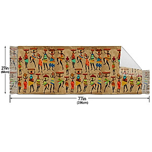 GregTins African American Women Scarf Womens Warm Long Shawl Wraps Large Scarves Knit Cashmere Fringed Scarf Blanket Scarf Mothers Day Gifts