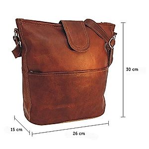 Gusti Shoulder Bag - Jacqueline Crossbody Bag Satchel Leather Handbag for Women Shopper