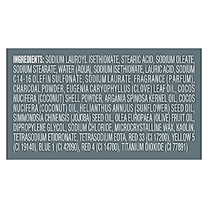 Dove Men+Care Natural Essential Oil Bar Soap Exfoliating Charcoal + Clove Oil 4 Count To Clean And Hydrate Mens Skin 4-in-1 Bar Soap For Men's Body, Hair, Face And Shave 5oz