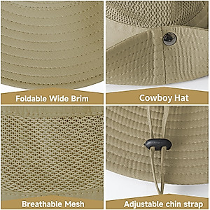 ZOORON Sun Hats for Men Women Fishing Hat UPF 50+ Wide Brim Bucket Hat Summer with UV Protection for Hiking Beach Hats