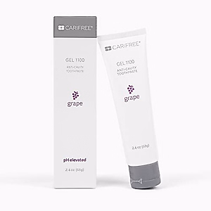 CariFree Gel 1100 (Grape): Anti-Cavity Toothpaste | Nano Hydroxyapatite | Cavity Prevention | Freshens Breath and Moistens Mouth | Dentist Recommended for Oral Care (1-Pack)