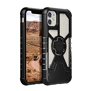 ROKFORM - iPhone 11 Case, Clear Apple Cases, Magnetic iPhone Cover with RokLock Quad Tab Twist Lock, Dual Magnet, Drop Tested Armor, Slim Crystal Series (Clear) (306120P)