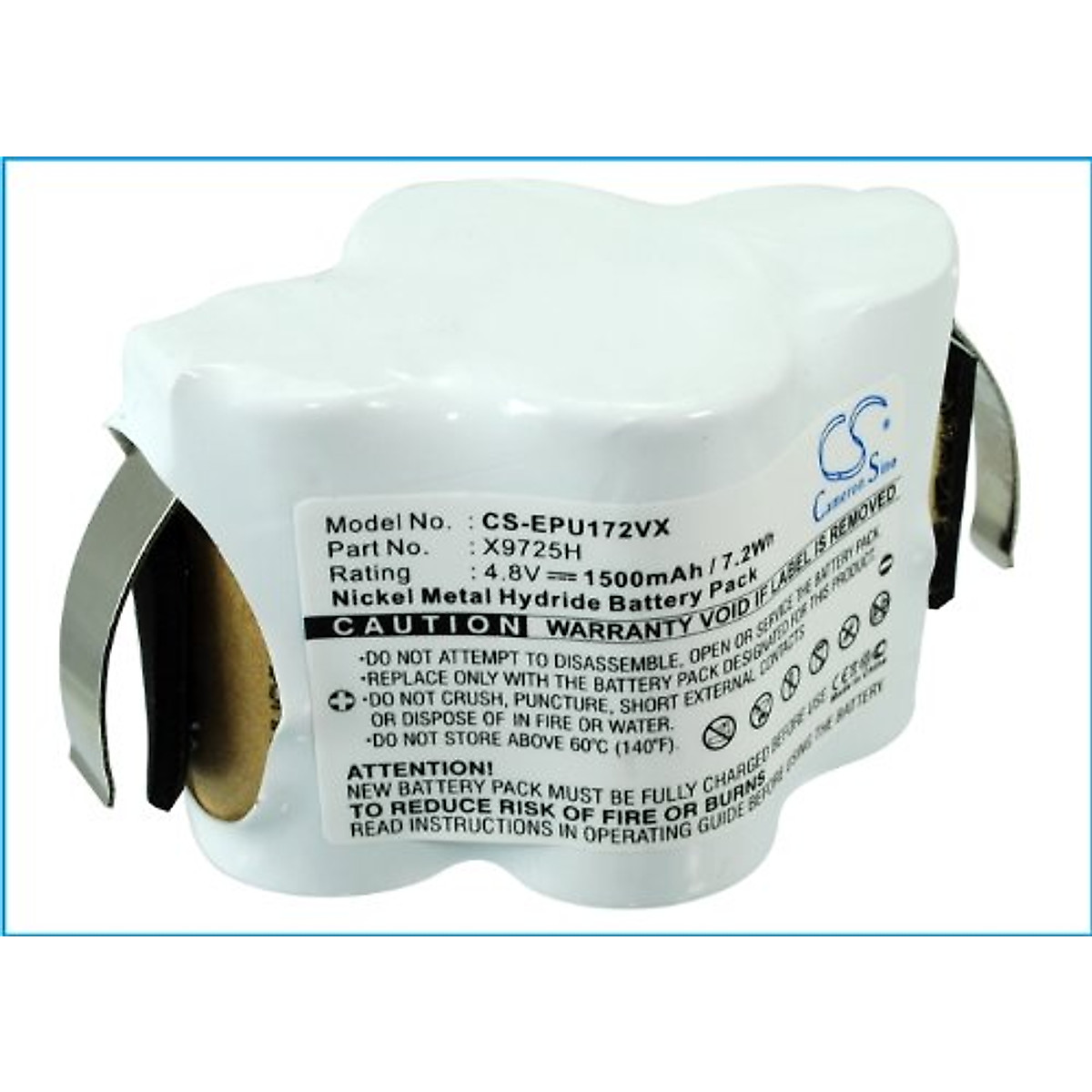 Battery Replacement for Shark X9725H V1720,V1725,V1725H