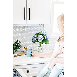 Mason Bottle - The Essential Gift Set: Glass Baby Bottles 4 and 8 Ounce, Silicone Sleeve, Slow-Flow Nipple (2 Pack), Non-Toxic, BPA and BPS Free, 100% Made in The USA (5 Items, Agave)