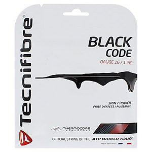 Tecnifibre Black Code Tennis String Set (16 gauge, 1.28)
