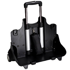 McKlein R Series Laptop Roller, Black Leather (80715)