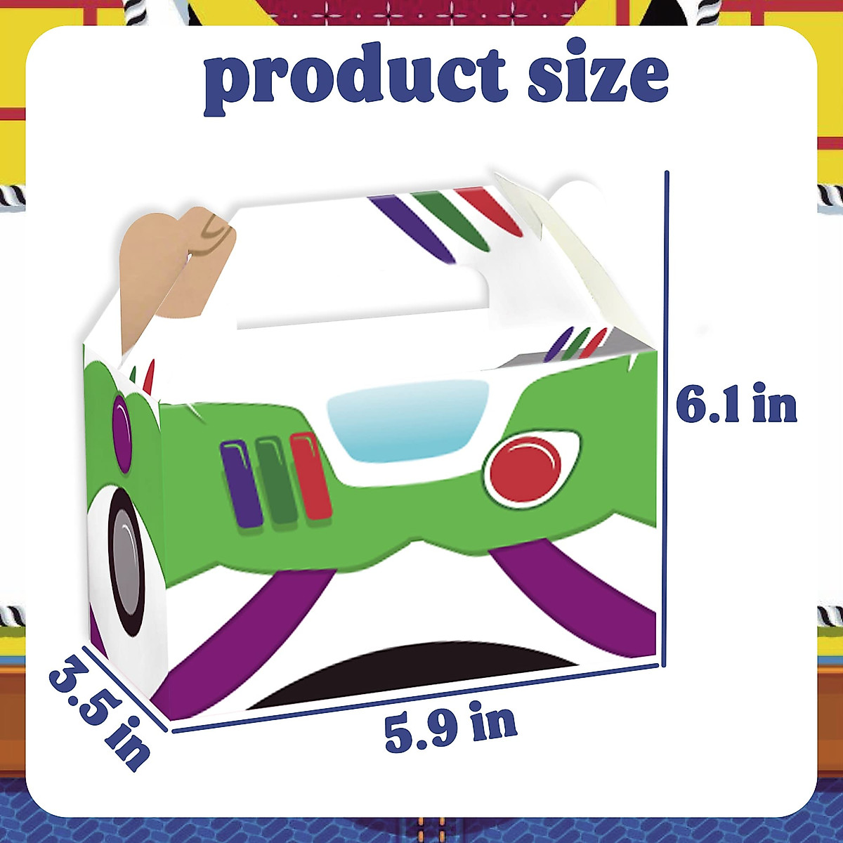 Toy Inspired Story Birthday Party Supplies - 24pcs Toy Inspired Story Goodie Bags, Candy Bags - Toy Inspired Story Party Favors for Toy Inspired Story Party Decorations