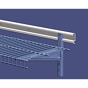 ClosetMaid 2836 Shelf Hang Track, 80-Inch, White