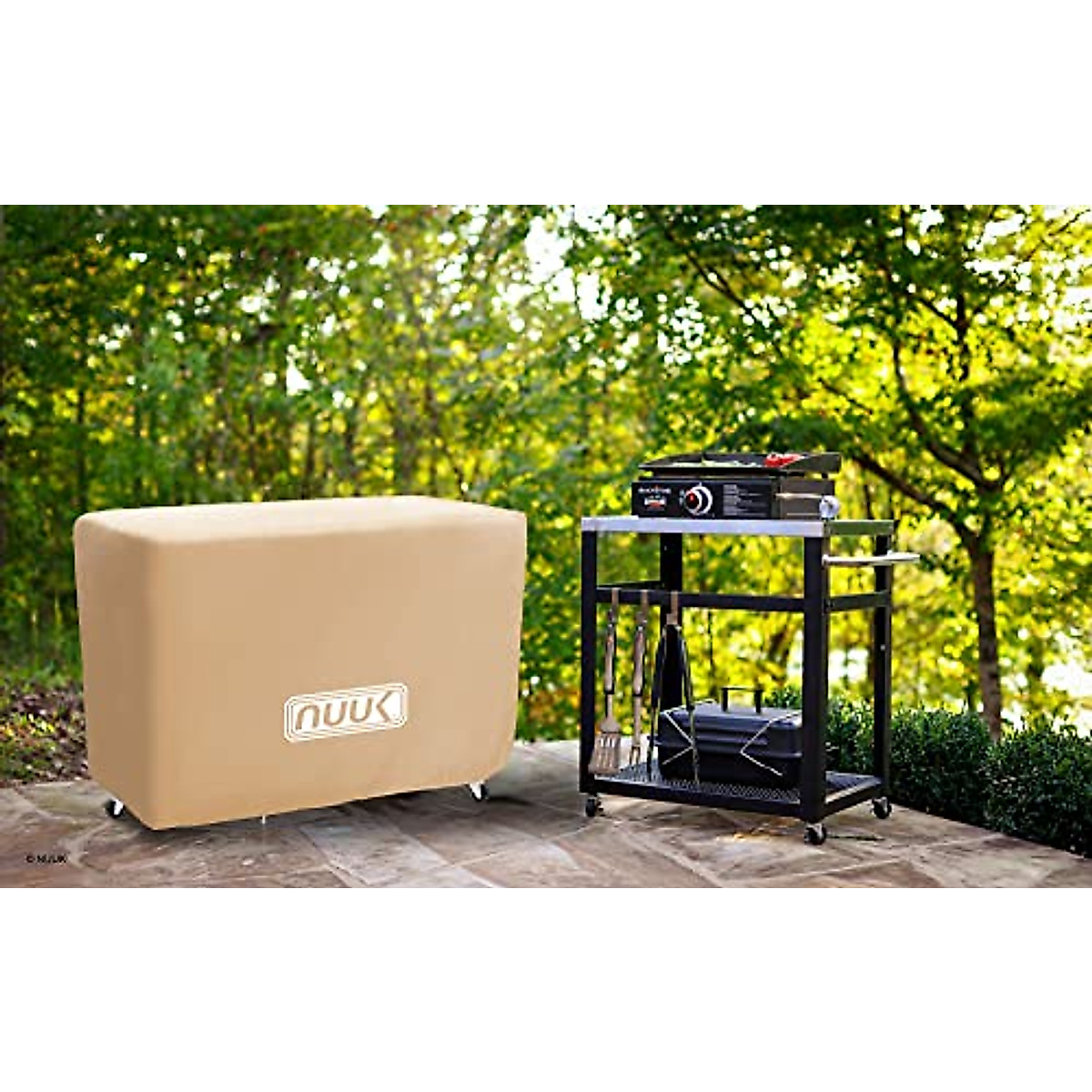 NUUK 30" Heavy Duty UV Resistant Waterproof Protection Cover for Outdoor Carts and Worktables