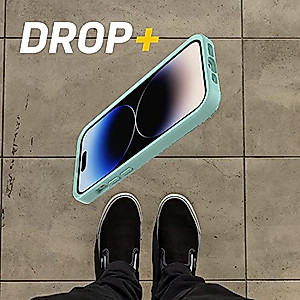 OtterBox Symmetry Series+ Antimicrobial Case with Magsafe for iPhone 14 Pro (Only) - Non-Retail Packaging - Feathers and Ferns (Green)