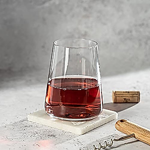 Premium Highball Drinking Glasses Set of 4, 17oz - Ideal Father's Day Gift - High-Quality German-Made, Durable, Elegant Glassware - Perfect for Cocktails, Water, Juice - Sleek European Style Tumblers