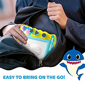 Lollipop Baby Shark Magnetic Drawing Board with Stylus and 3 Stamps, for Boys or Girls (Blue)…