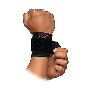 McDavid Wrist Brace, Compression Support for Pain Relief, Fits Left & Right Arm, Fits Men & Women, Black, Adult, S/M