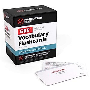 500 Advanced Words: GRE Vocabulary Flashcards (Manhattan Prep GRE Prep)