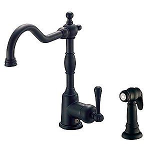Gerber D401157BS Kitchen Faucet, Satin Black