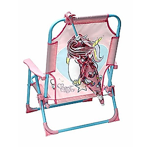 Idea Nuova Kids Outdoor Beach Chair with Umbrella, JoJo Siwa