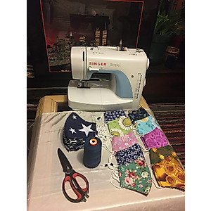 LUMANSUO 50pcs 10" x 10" Cotton Quilting Fabric Squares Fat Quarter Bundles Fabric for DIY Craft Patchwork,Floral