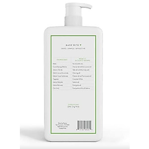 Native Body Wash for Women, Men | Sulfate Free, Paraben Free, Dye Free, with Naturally Derived Clean Ingredients, 36 oz bottle with pump - Pack of 1 (Cucumber & Mint)