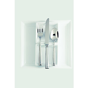 Fortessa Bistro 18/10 Stainless Steel Flatware, 5 Piece Place Setting, Service for 1