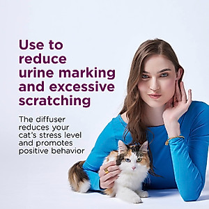 Comfort Zone Cat Calming Diffuser: 1 Pheromone Diffuser & 1 Refill (30 Days)