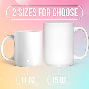 White Ceramic Coffee Mug Photo Mugs Personalized Picture Custom Name Birthday Gifts For Black Women Friends Girls Jewelry Style Novelty Tea Cup Table Desk Accessories 11 And 15 Oz