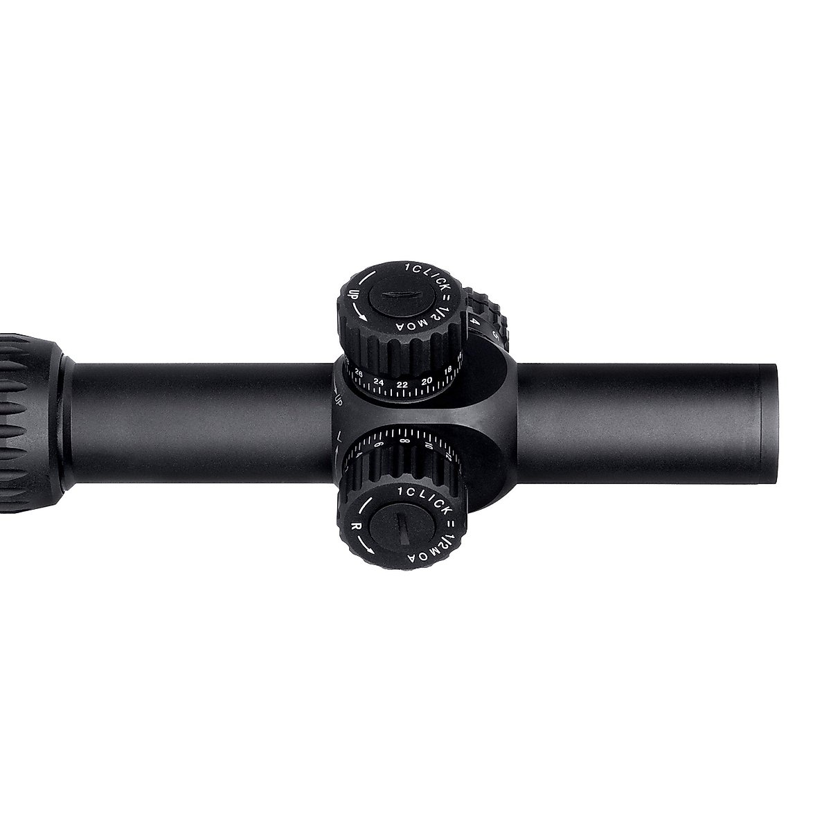 Monstrum G3 1-6x24 First Focal Plane FFP Rifle Scope with MOA Reticle | ZR302 Quick Release Scope Mount | Bundle