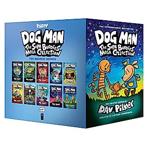 Dog Man: The Supa Buddies Mega Collection: From the Creator of Captain Underpants (Dog Man #1-10 Box Set)