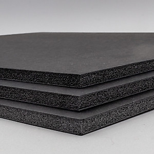 Poster Palooza 4x12 Black Foam Boards 3/16" Black Foam Core for Picture Frame Backings & Craft Projects Pack of 10