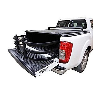 WONDERTECH Black Aluminum Truck Bed Extender for Ford F150 & Titan & Tundra & Ram & Silverado & Sierra Pickup Truck