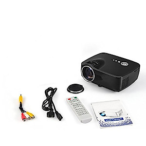 V2 LED LCD (WVGA) Mini Video Projector - International Version (No Warranty) - DIY Series - Black (FP8048V2-IV5)