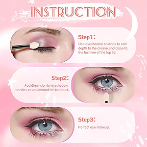 MORGLES Eyeshadow Applicators, 50pcs Eyeshadow Brush 2.4 Inch Eye Shadow Applicator Sticks Double Sided, Makeup Applicator for Women Girls, Black