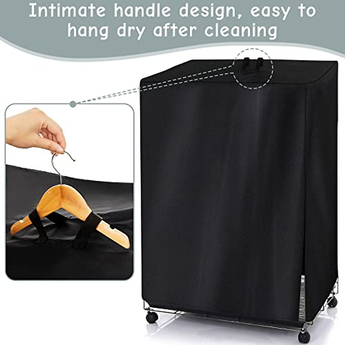 Shappy Bird Cage Cover Good Night Bird Cage Accessories Extra Large Bird Cage Cover Black Pet Cage Cover Breathable Parrot Cage Cover for Bird Critter Cat Cage to Small Animal Privacy Comfort