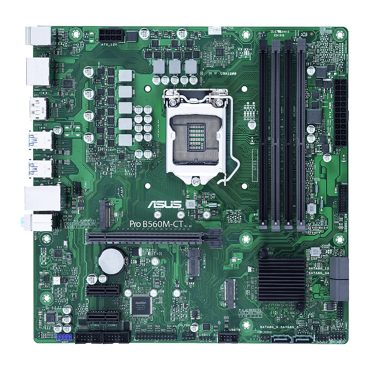 ASUS Pro-B560M-CT/CSM LGA1200 (Intel® 10th&11th Gen) mATX Commercial Motherboard