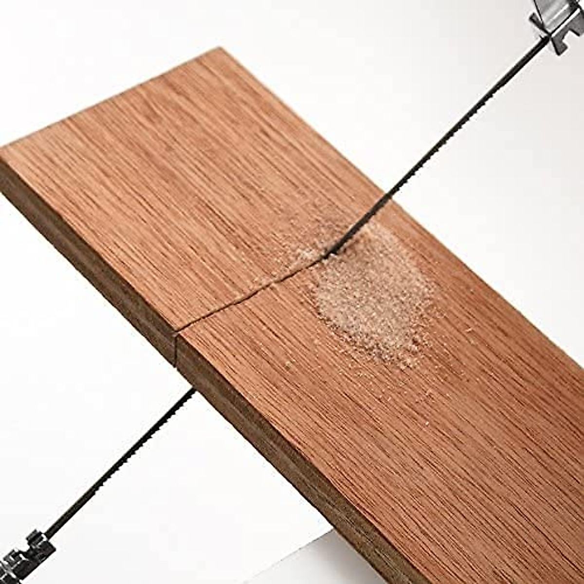 KAKURI Coping Saw Coping Frame and 5 Replacement Blades Set (Woodworking, Wood Board, Plastic, and Metal Cutting Blade)