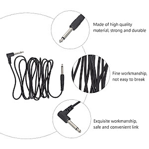 3pcs Guitar Wire Guitar Cable Supply Audio Cable for Guitar Electric Guitar Audio Cable Speaker Connection Cable Electric Guitar Accessory Electric Guitar Cable Audio Cable Cord