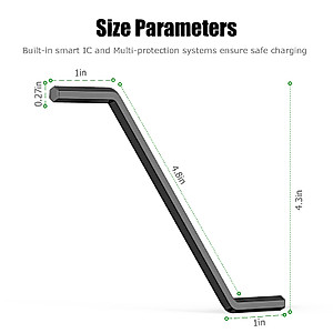 Mellbree Garbage Disposal Wrench, 2-Pack Garbage Disposal Allen Wrench Tool Badger Compatible with InSinkErator Garbage Disposal to Unjam Kitchen Sink Food Garbage Disposal Clogging, Black