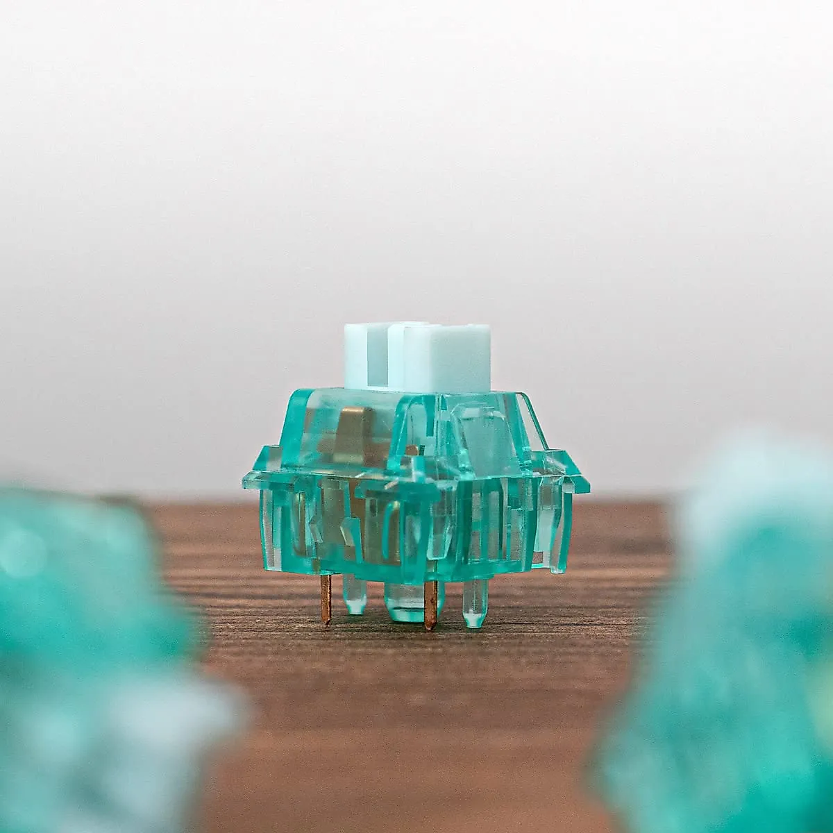 Mintcaps Linear Keyboard Switches Set 5 Pin Lubed Tactile Mechanical Keyboard Switches for Mechanical Gaming Keyboard Green Switches(10pcs)