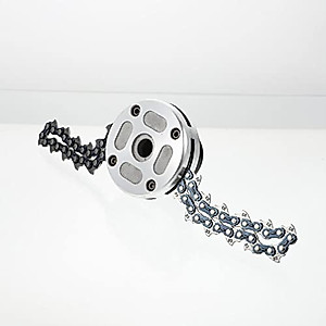 FOMIYES Lawn Mower Chain Grass Trimmer Head Chain Brushcutter Garden Trimmer Grass Cutter Spare Parts Garden Tools Mowers Replacement Accessory Black