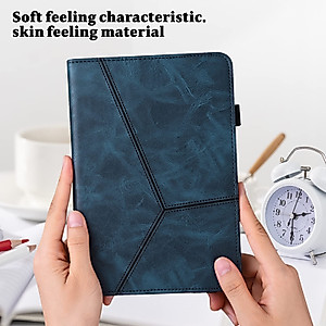 VODEFOX Case for Xiaomi Redmi Pad SE 11 inch 2023 Released,PU Leather Flip Solid Color Stand Case Cover with Card Solt Protective Cover for Redmi Pad SE Tablet - Blue