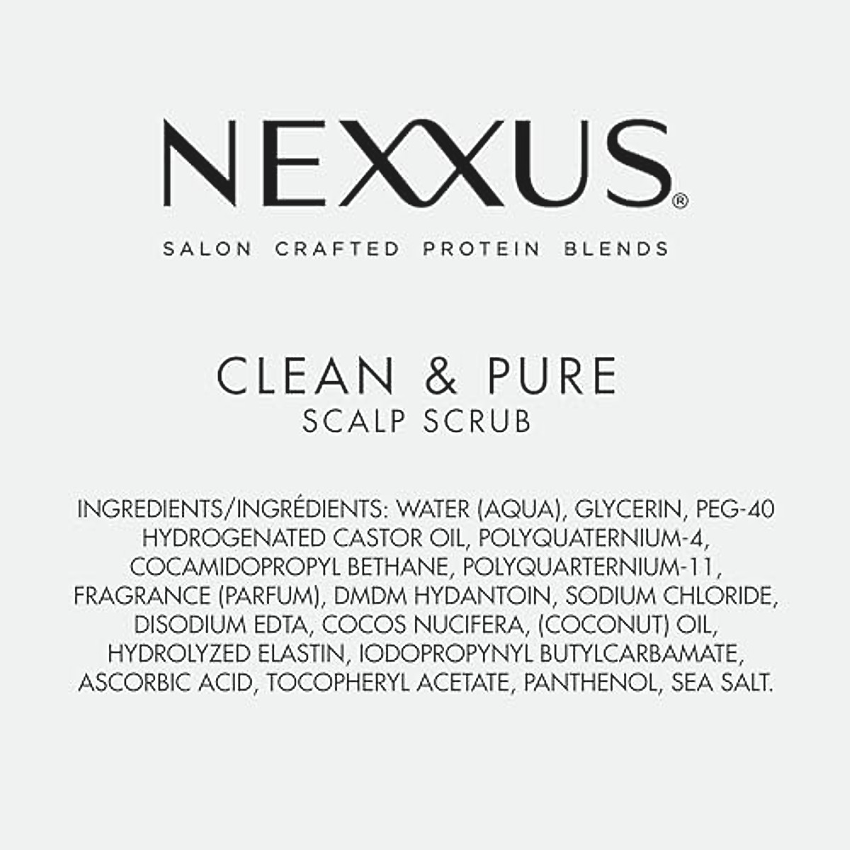 Nexxus Clean & Pure Hair Regimen Pack Shampoo, Conditioner and Scrub Detox Hair Products Sulfate Free, Silicone free, Paraben Free 3 Count